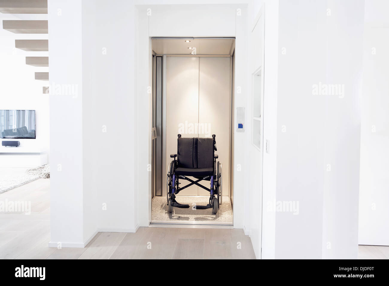 Wheel chair elevator hi-res stock photography and images - Alamy