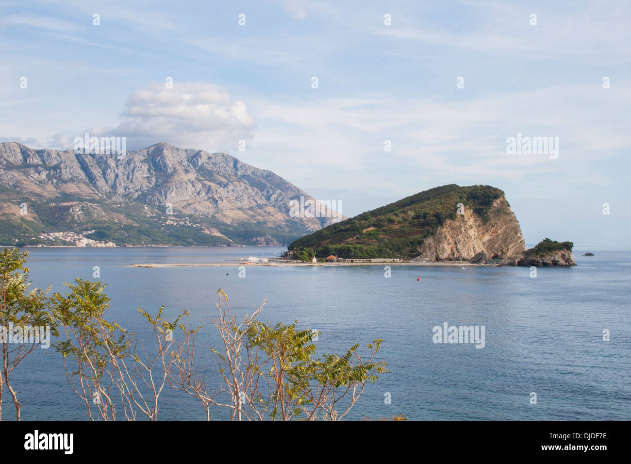 Sveti Nikola (St Nicholas) island, Budva, Montenegro Stock Photo - Alamy