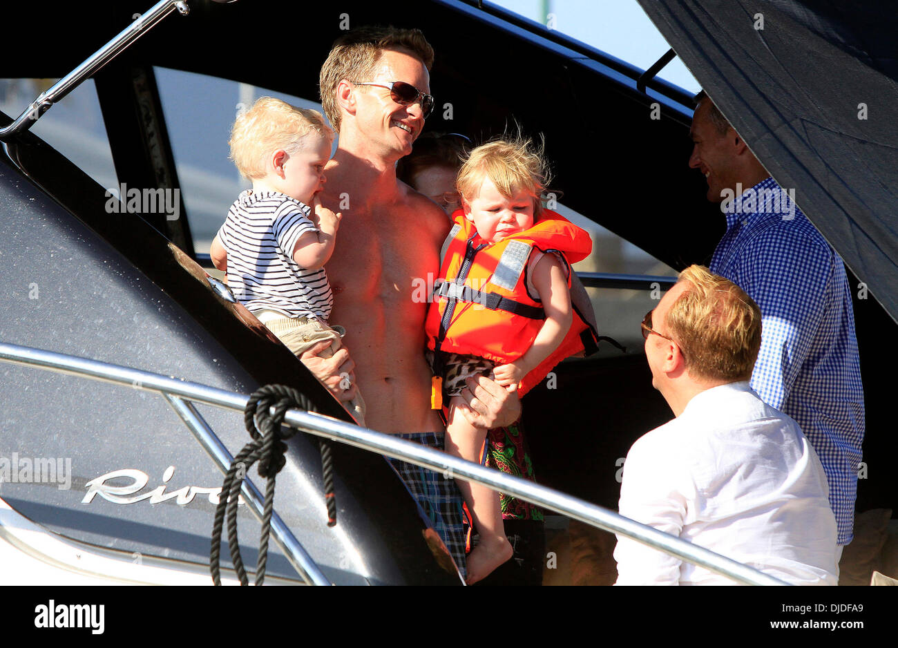 Neil Patrick Harris, Gideon Scott and Harper Grace Neil Patrick Harris ...
