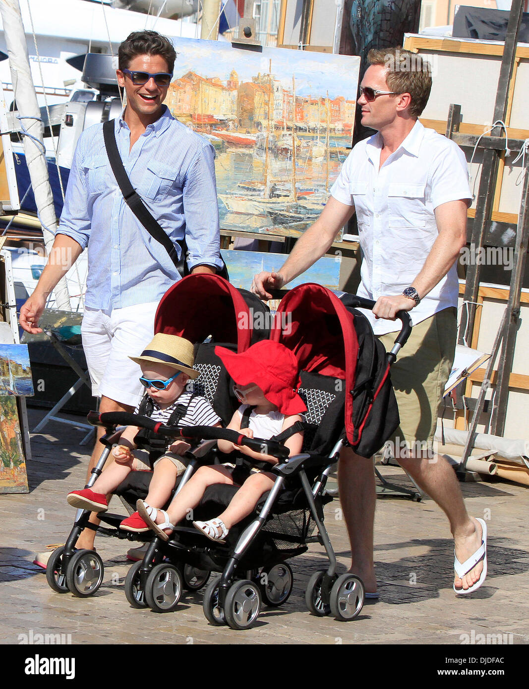 David Burtka, Neil Patrick Harris, Gideon Scott and Harper Grace Neil ...