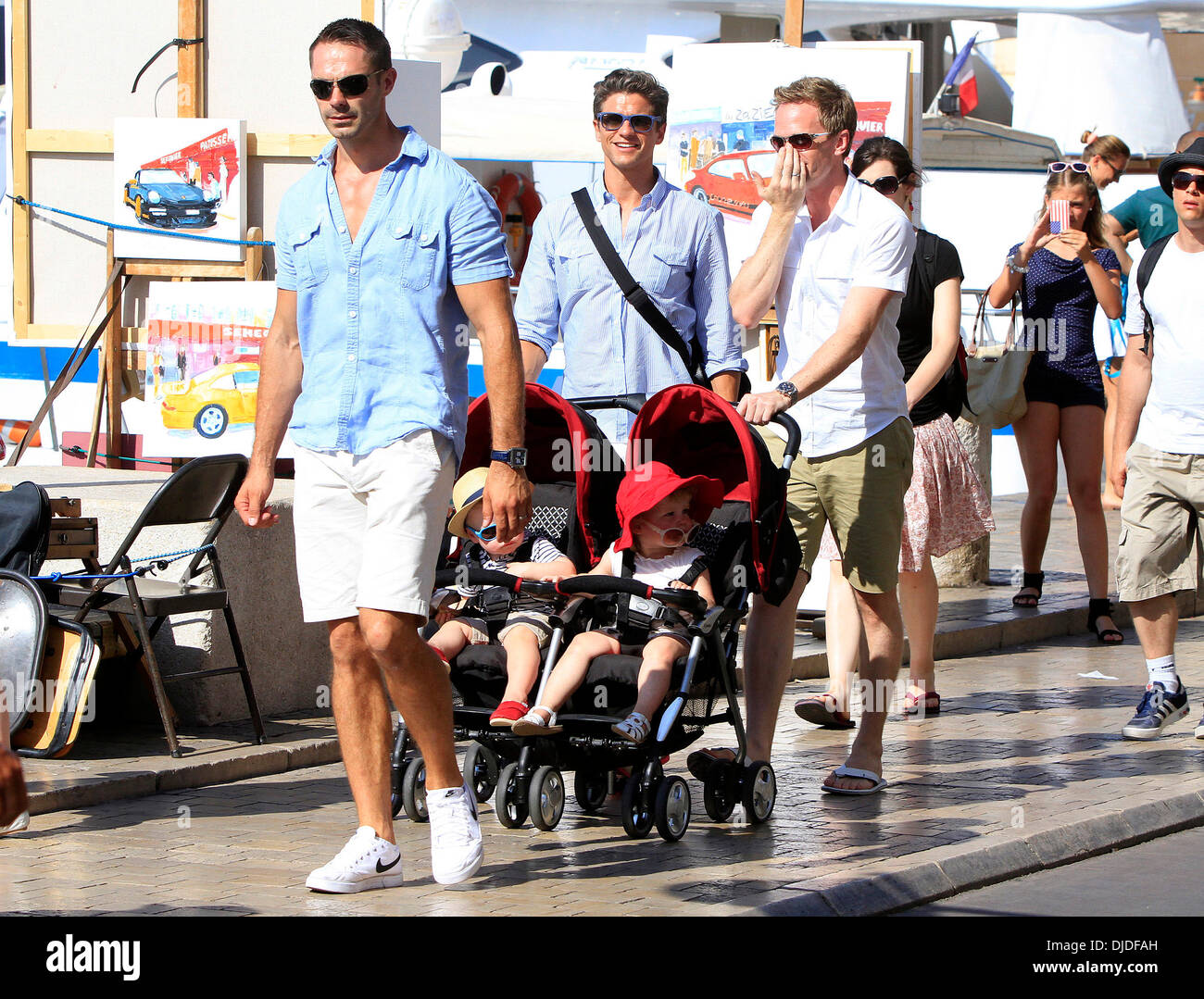 David Burtka, Neil Patrick Harris, Gideon Scott and Harper Grace Neil ...