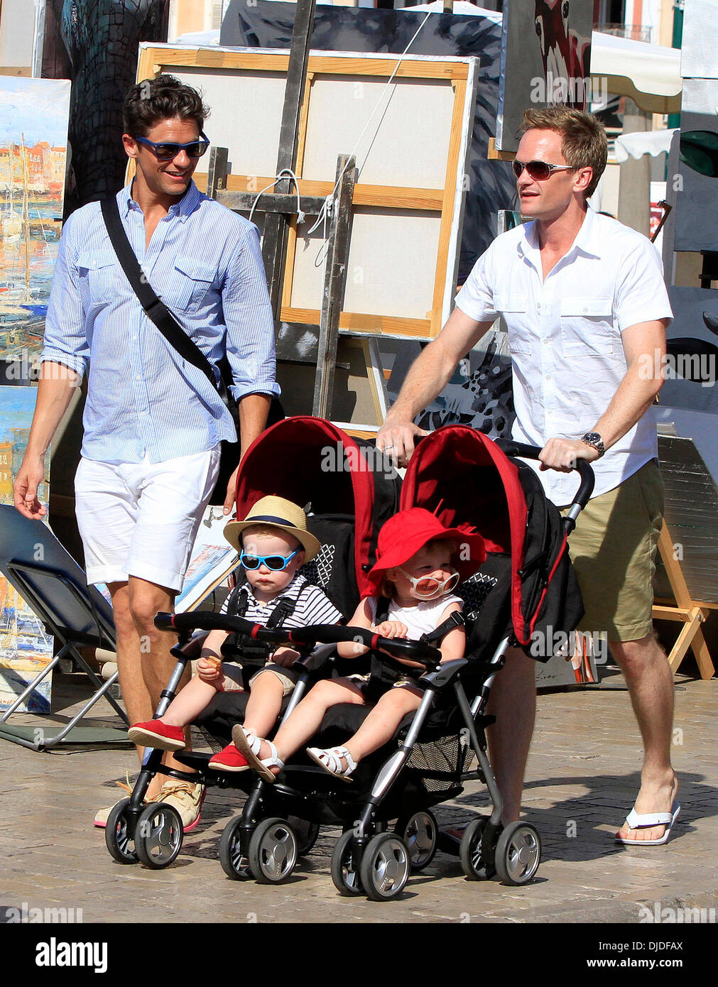 David Burtka, Neil Patrick Harris, Gideon Scott and Harper Grace Neil ...