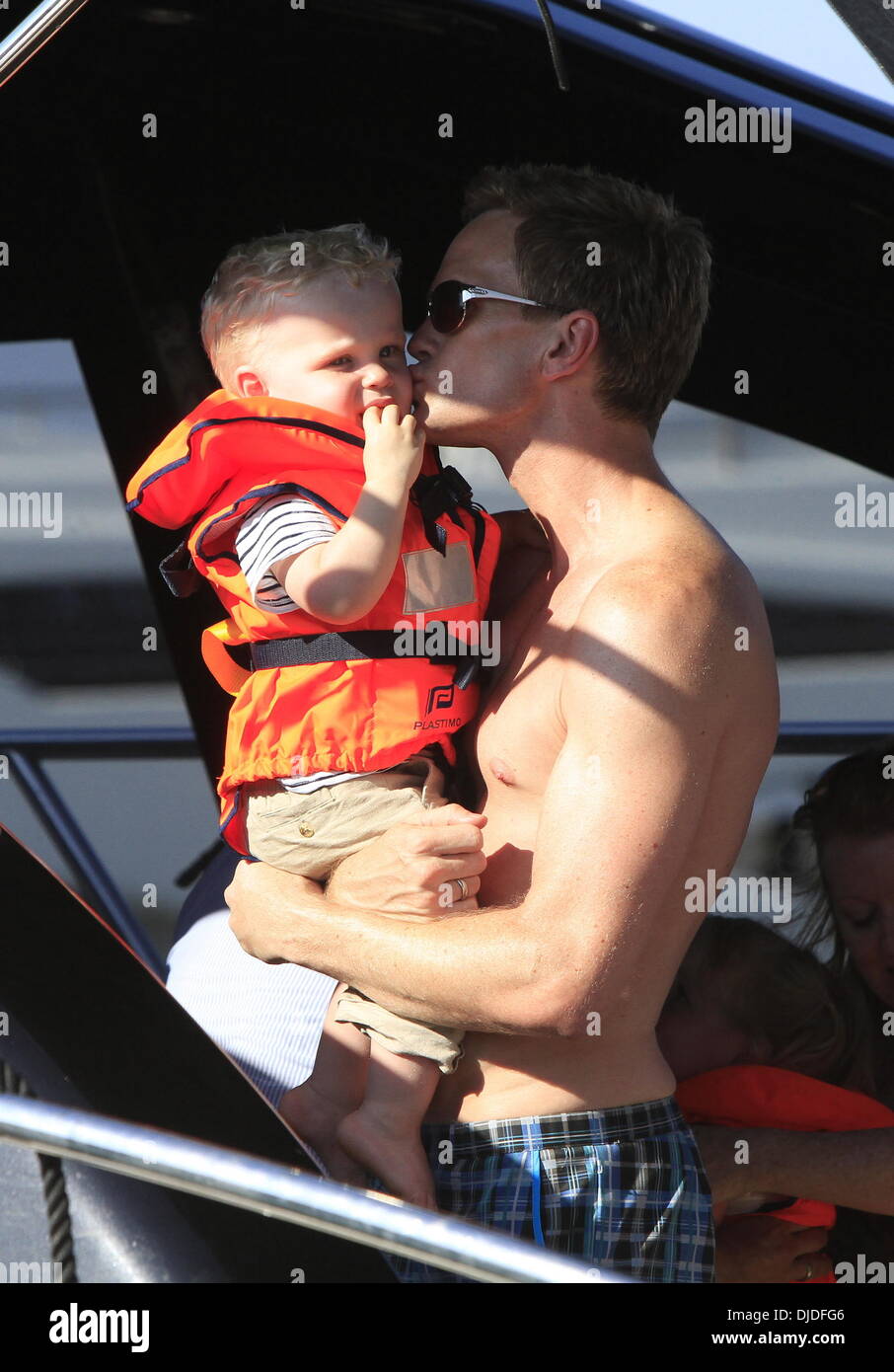 Gideon Scott and Neil Patrick Harris Neil Patrick Harris and his fiance ...
