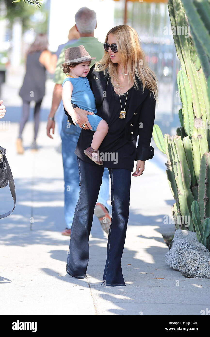 Rachel Zoe seen with her son Skyler Berman in West Hollywood. Los ...