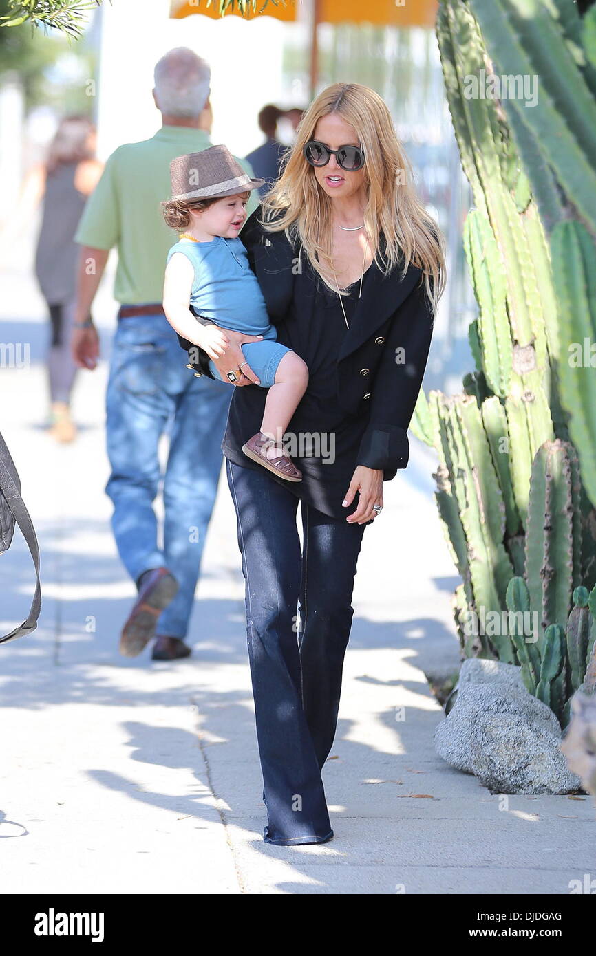 Rachel Zoe seen with her son Skyler Berman in West Hollywood. Los ...