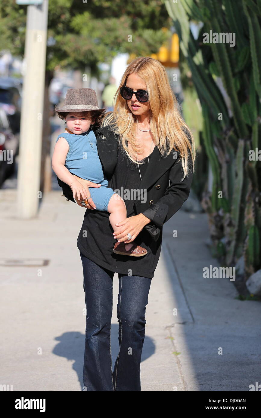 Rachel Zoe seen with her son Skyler Berman in West Hollywood. Los ...
