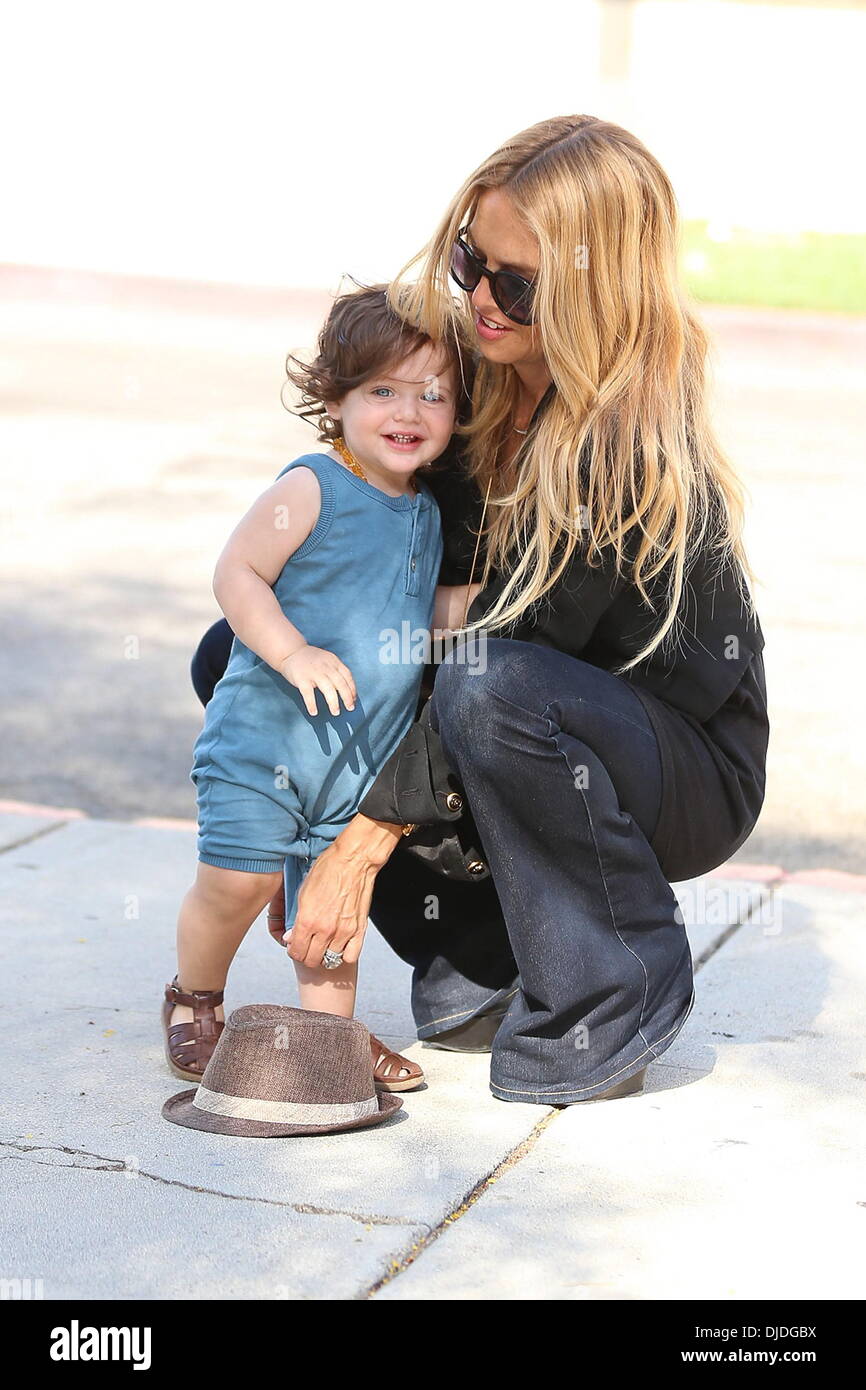 Rachel Zoe seen with her son Skyler Berman in West Hollywood. Los ...