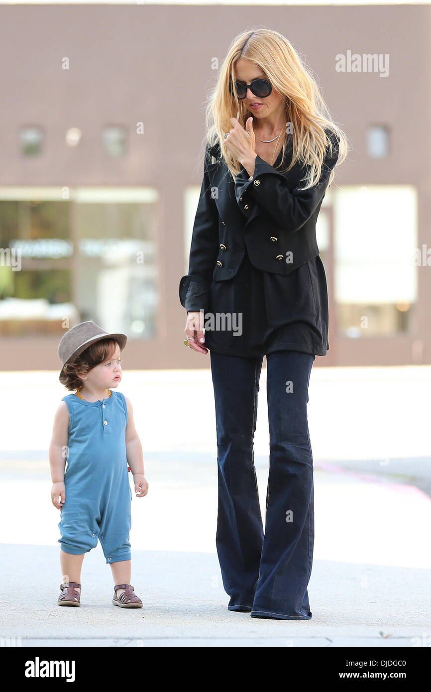 Rachel Zoe seen with her son Skyler Berman in West Hollywood. Los ...