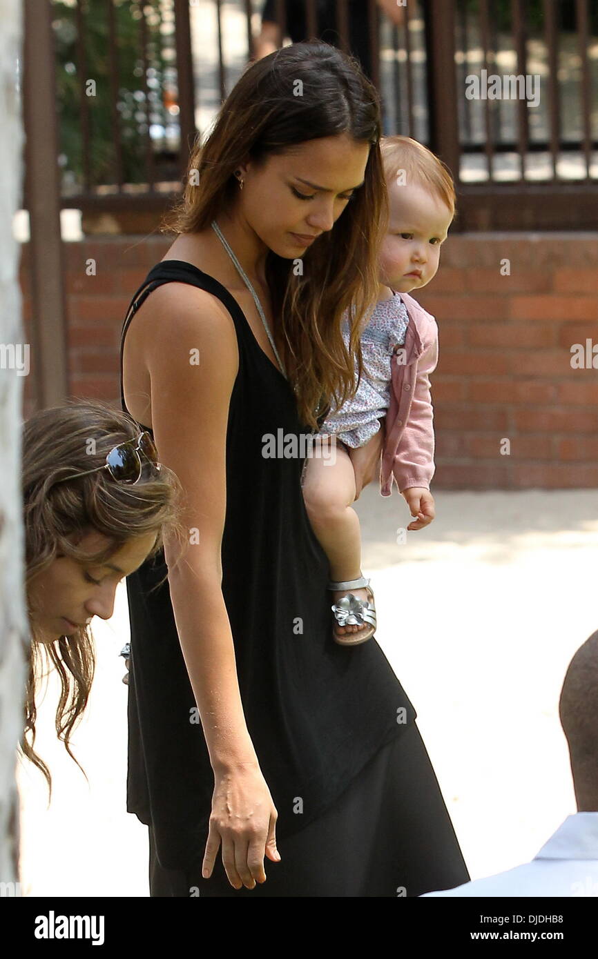 Jessica Alba and Haven Garner Warren Jessica Alba spending time with ...