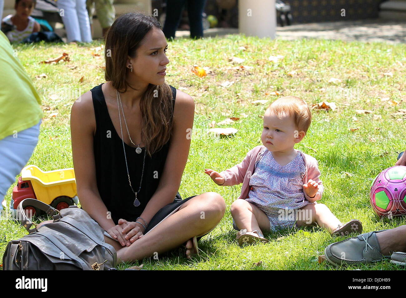 Jessica Alba and Haven Garner Warren Jessica Alba spending time with ...