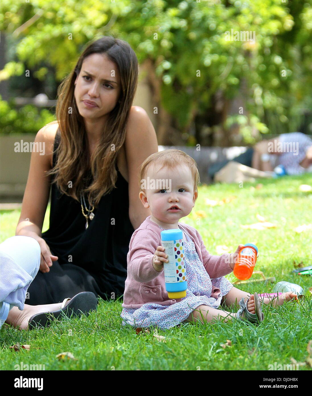 Jessica Alba and Haven Garner Warren Jessica Alba spending time with ...