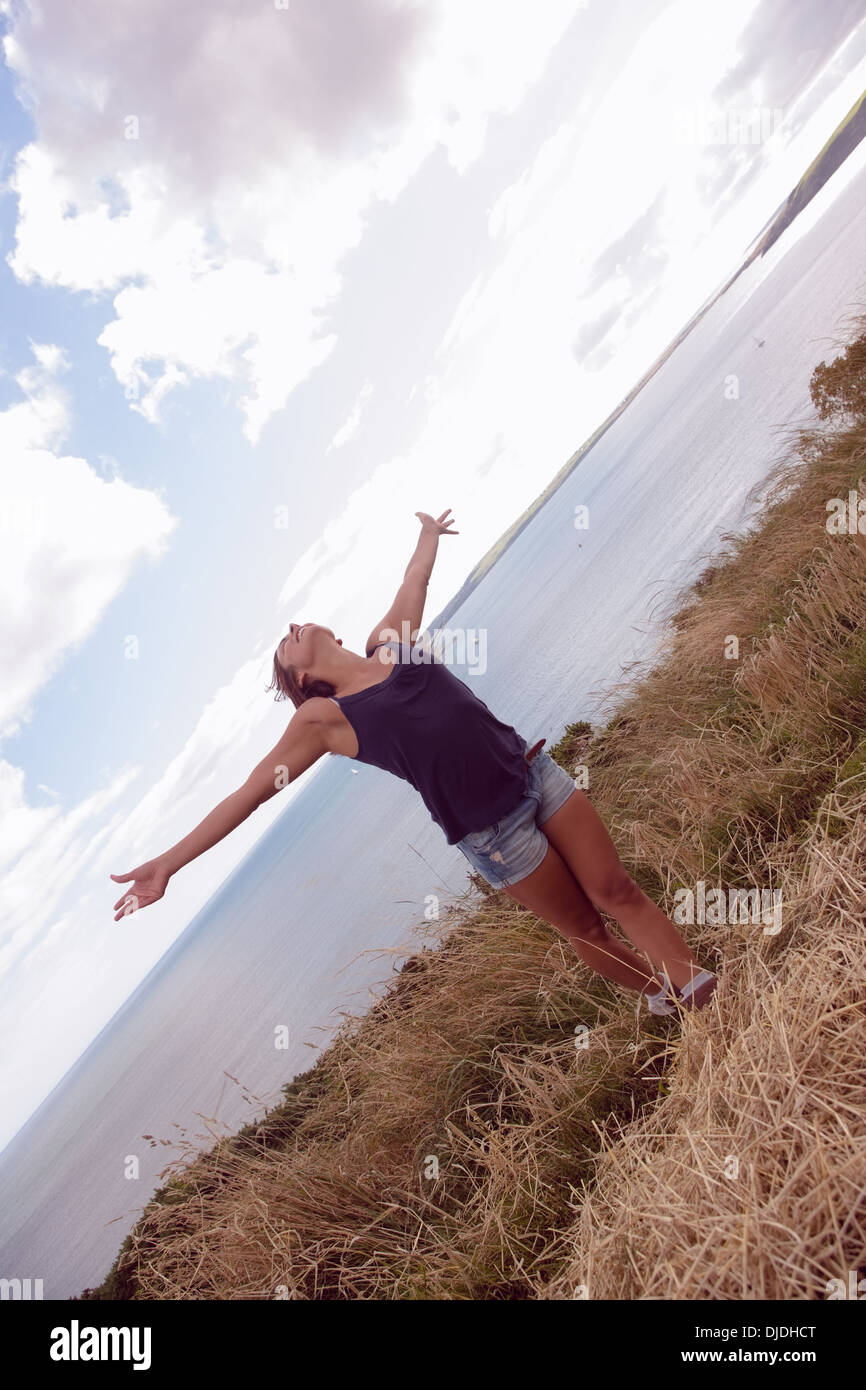 Hands outstretched hi-res stock photography and images - Alamy