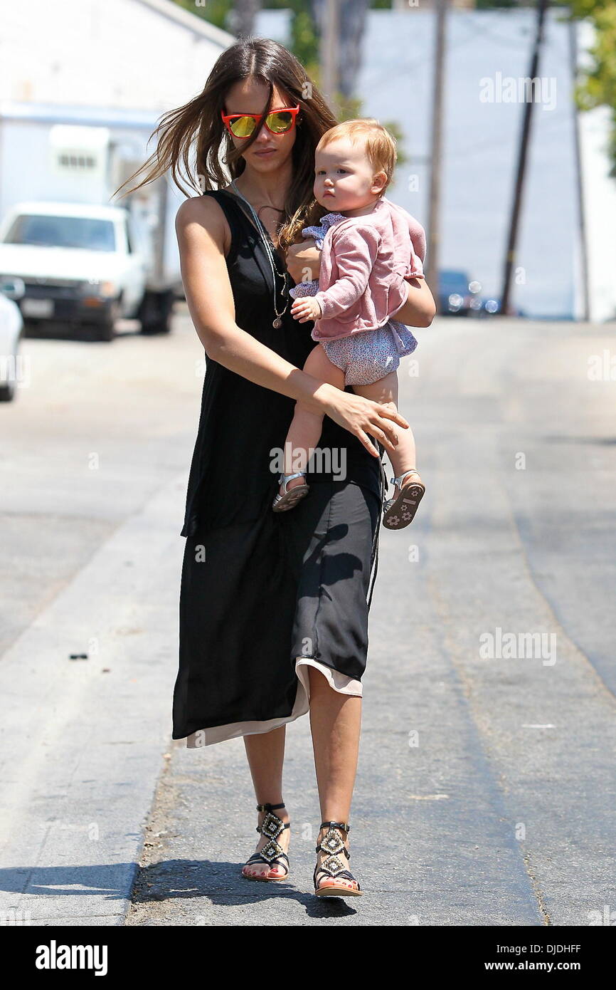 Jessica Alba and Haven Garner Warren Jessica Alba spending time with ...