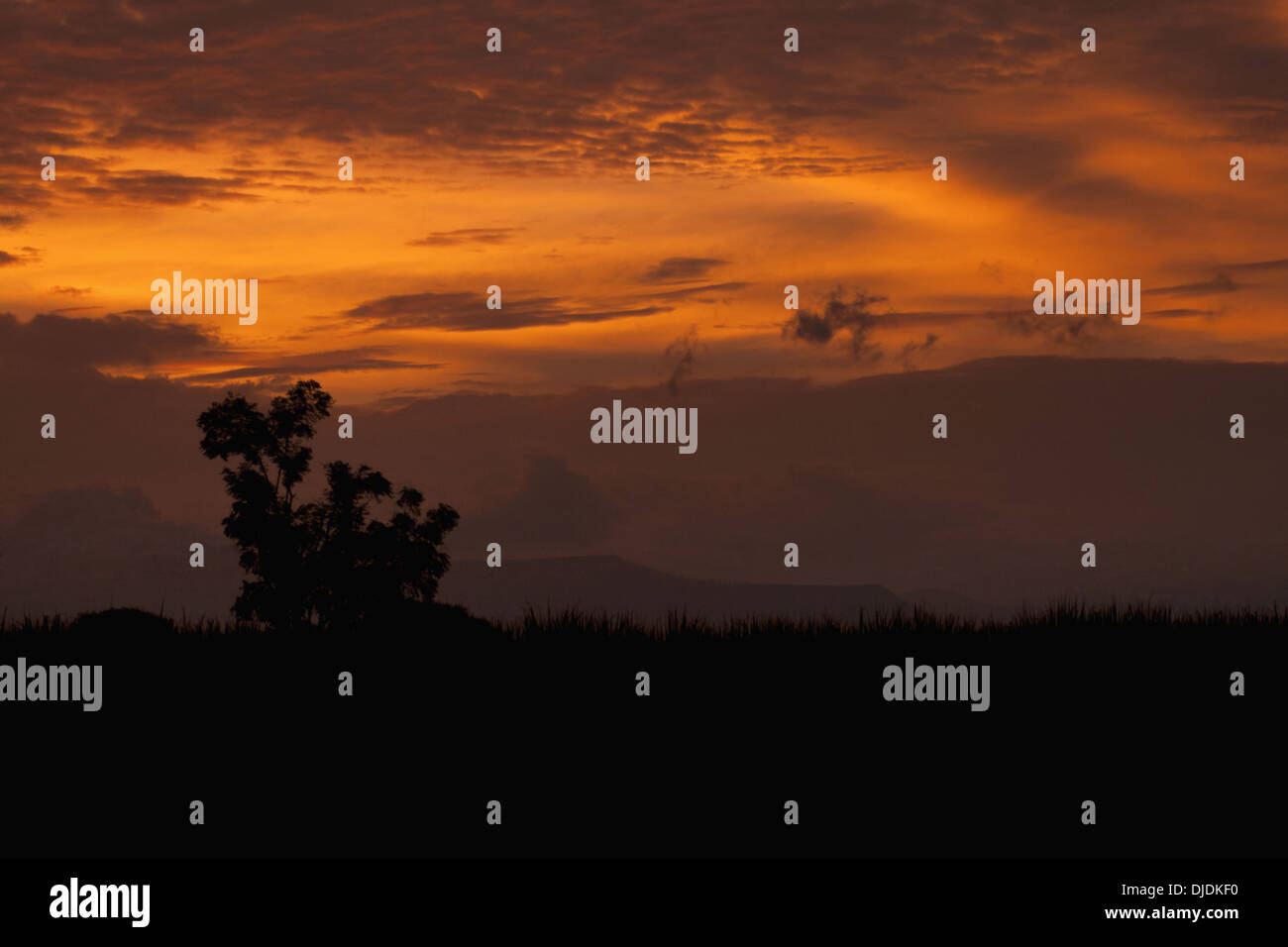 Sunset at Pune Munbai highway Stock Photo - Alamy