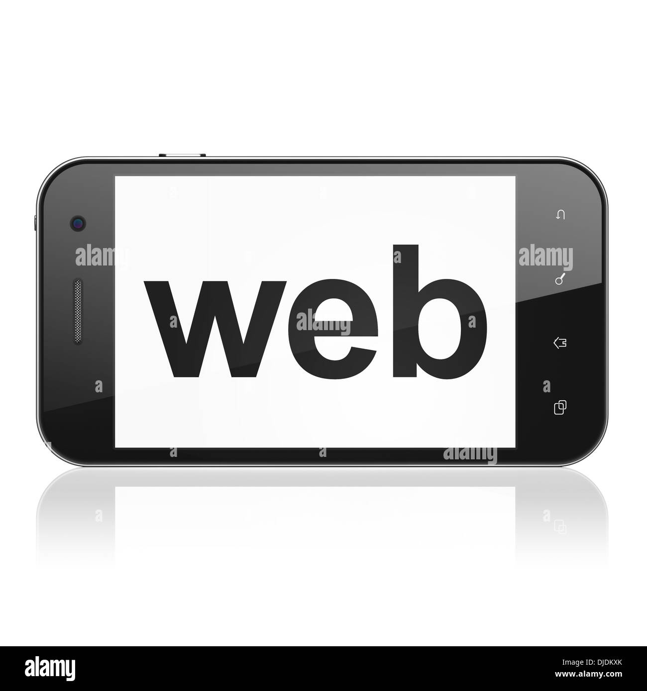 Web on smartphone Stock Photo - Alamy