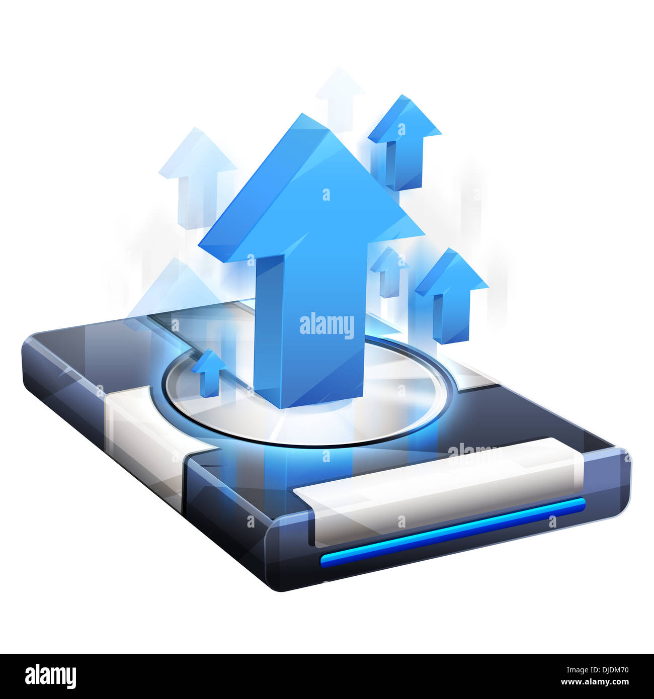 Computer hard disk stock Cut Out Stock Images & Pictures - Alamy