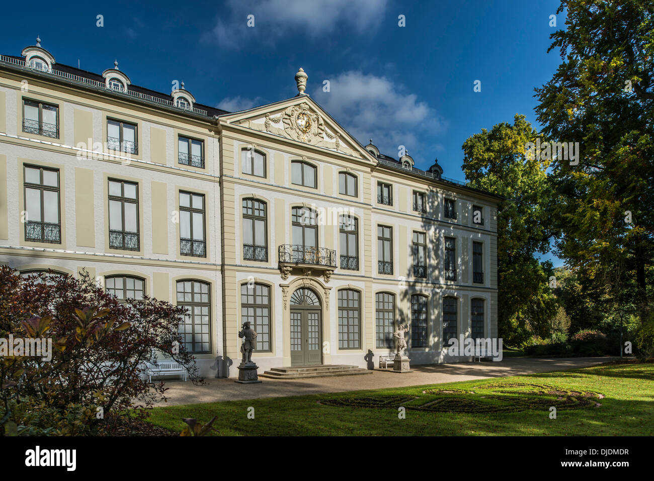 Summer Palais in the landscaped park, early Classicism, 18th century ...