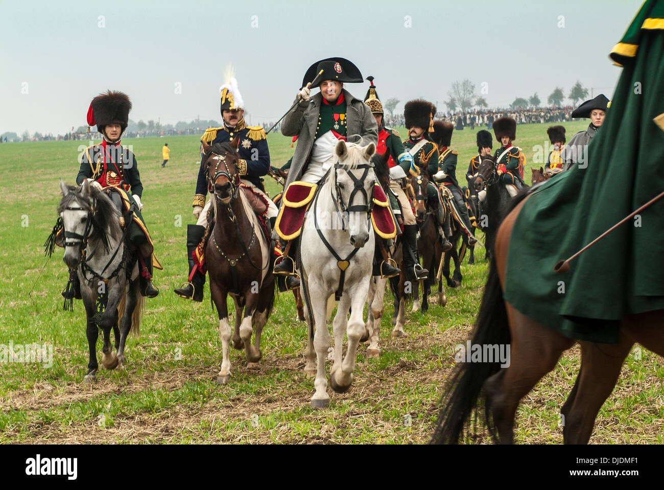 Battle of Jena in 1806, historic battlefield, the French army ...