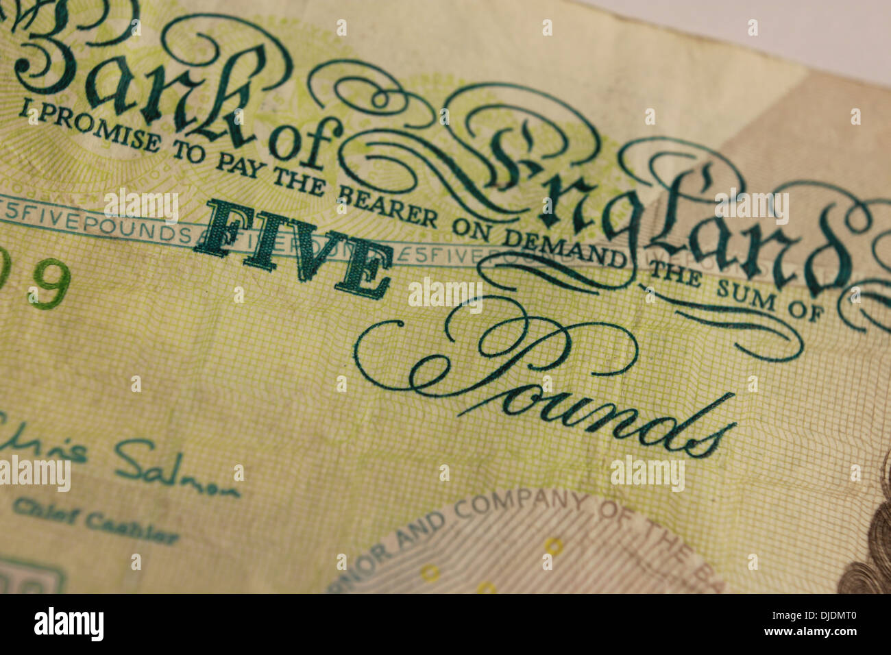 Bank england note close hi-res stock photography and images - Alamy