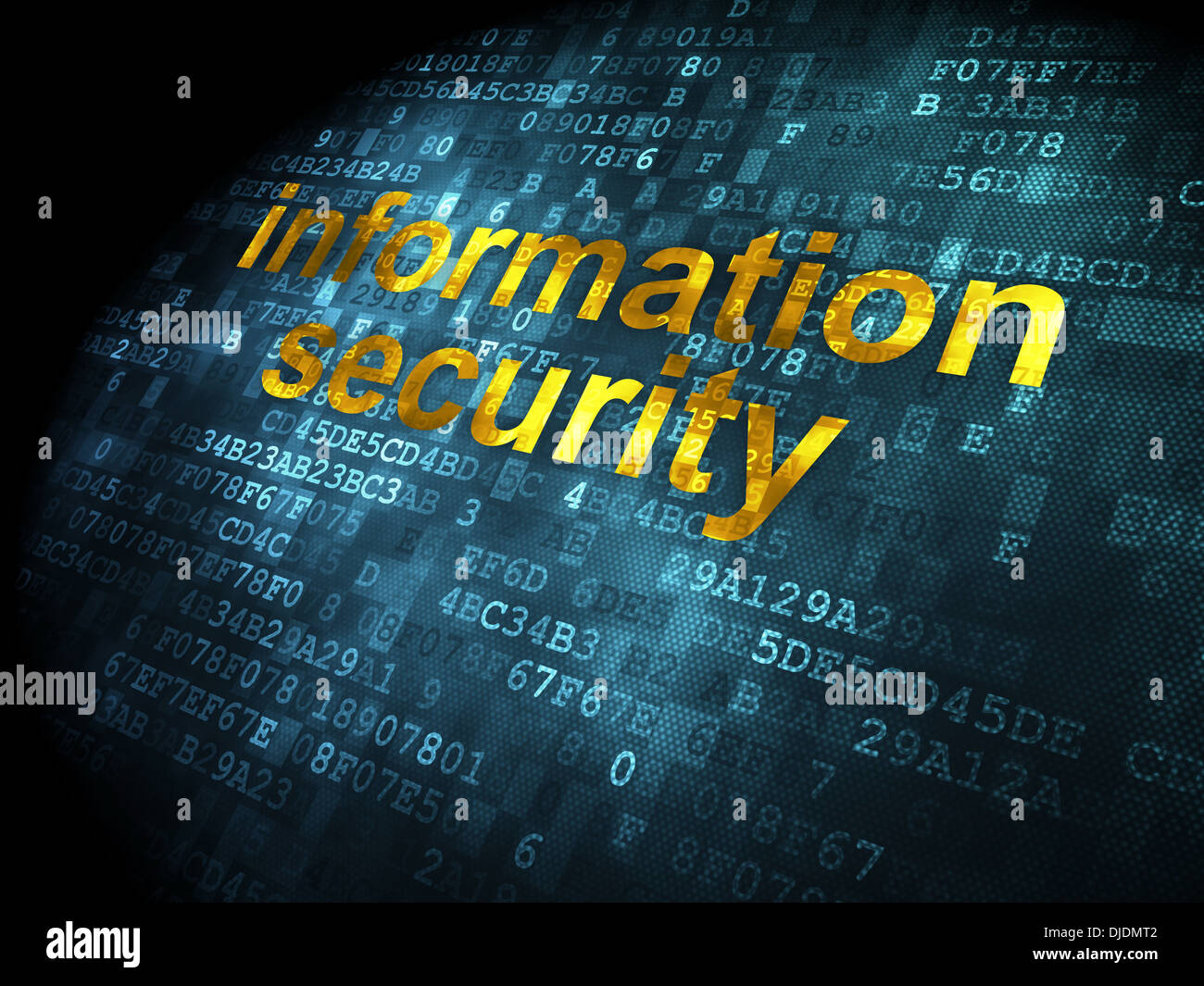 Safety concept: Information Security on digital background Stock Photo ...