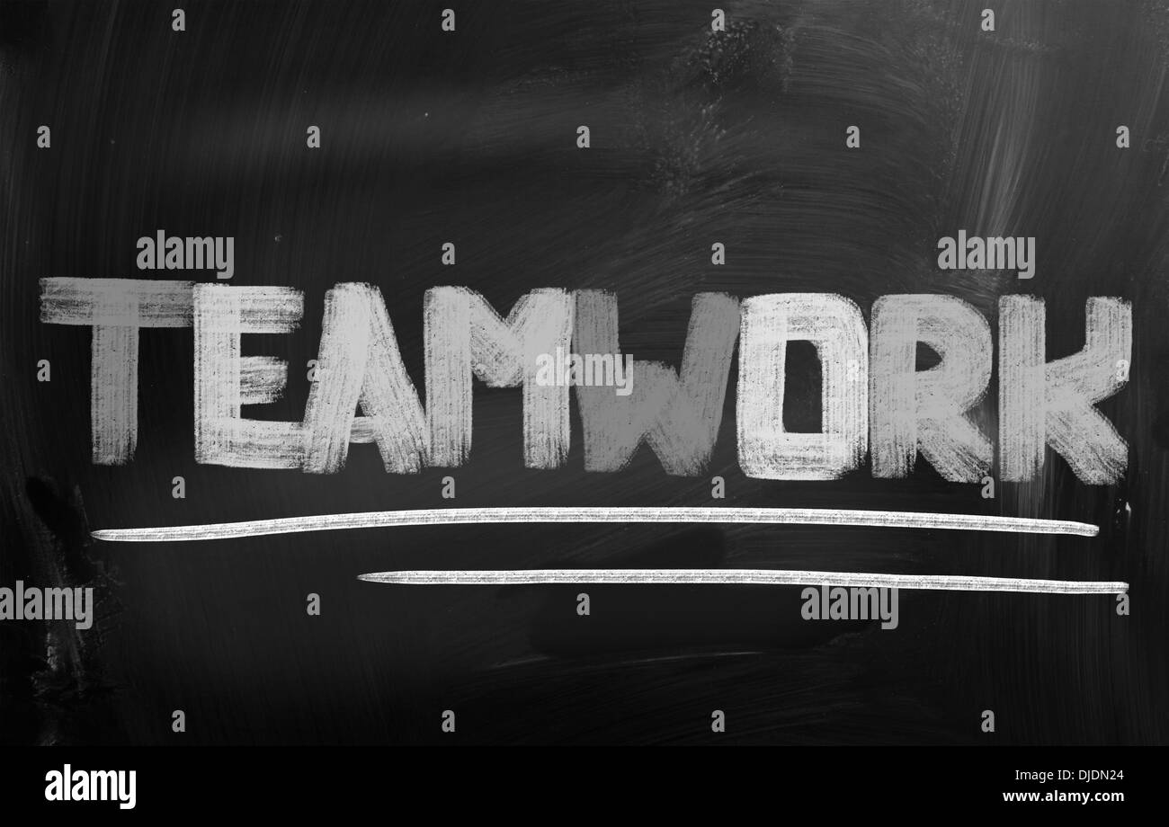 Teamwork synergy Black and White Stock Photos & Images - Alamy