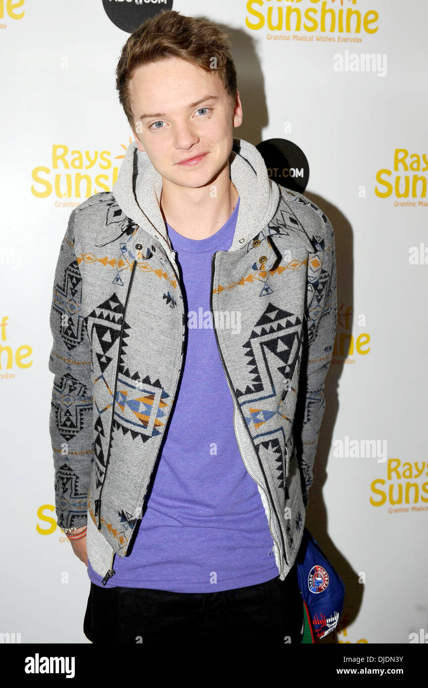 Conor Maynard, at the Rays of Sunshine Children’s Charity concert at ...