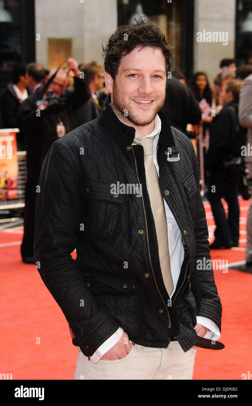 Matt Cardle UK film premiere of 'Fast Girls' at Odeon West End ...
