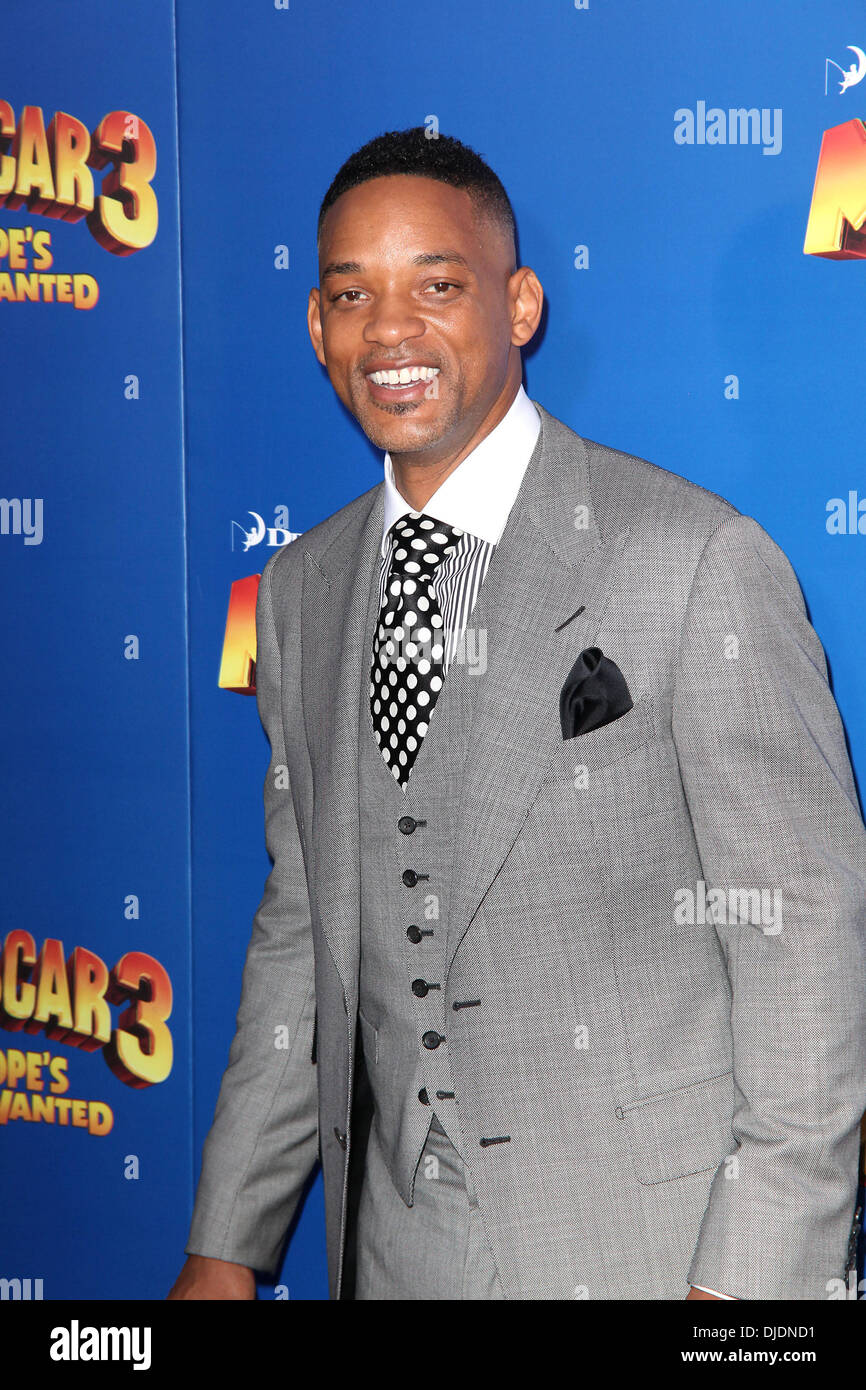 Will Smith, New York Premiere of Dreamworks Animation's Madagascar 3 ...