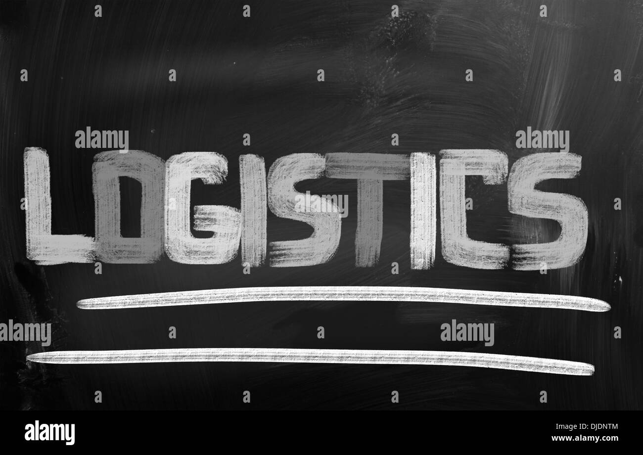 Logistics word Black and White Stock Photos & Images - Alamy