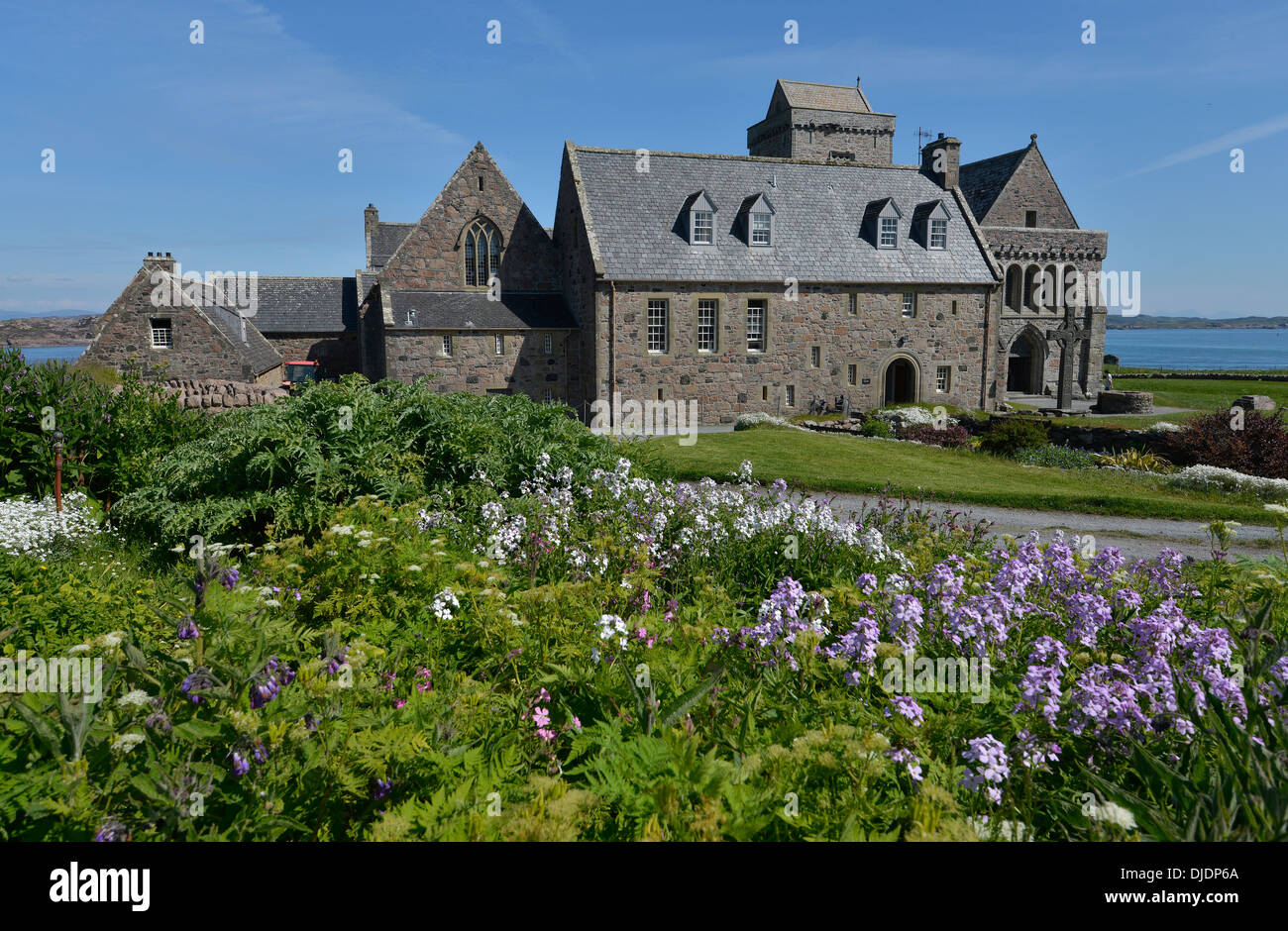 Christian Iona Abbey, Iona pilgrimage monastery, monastery on the ...