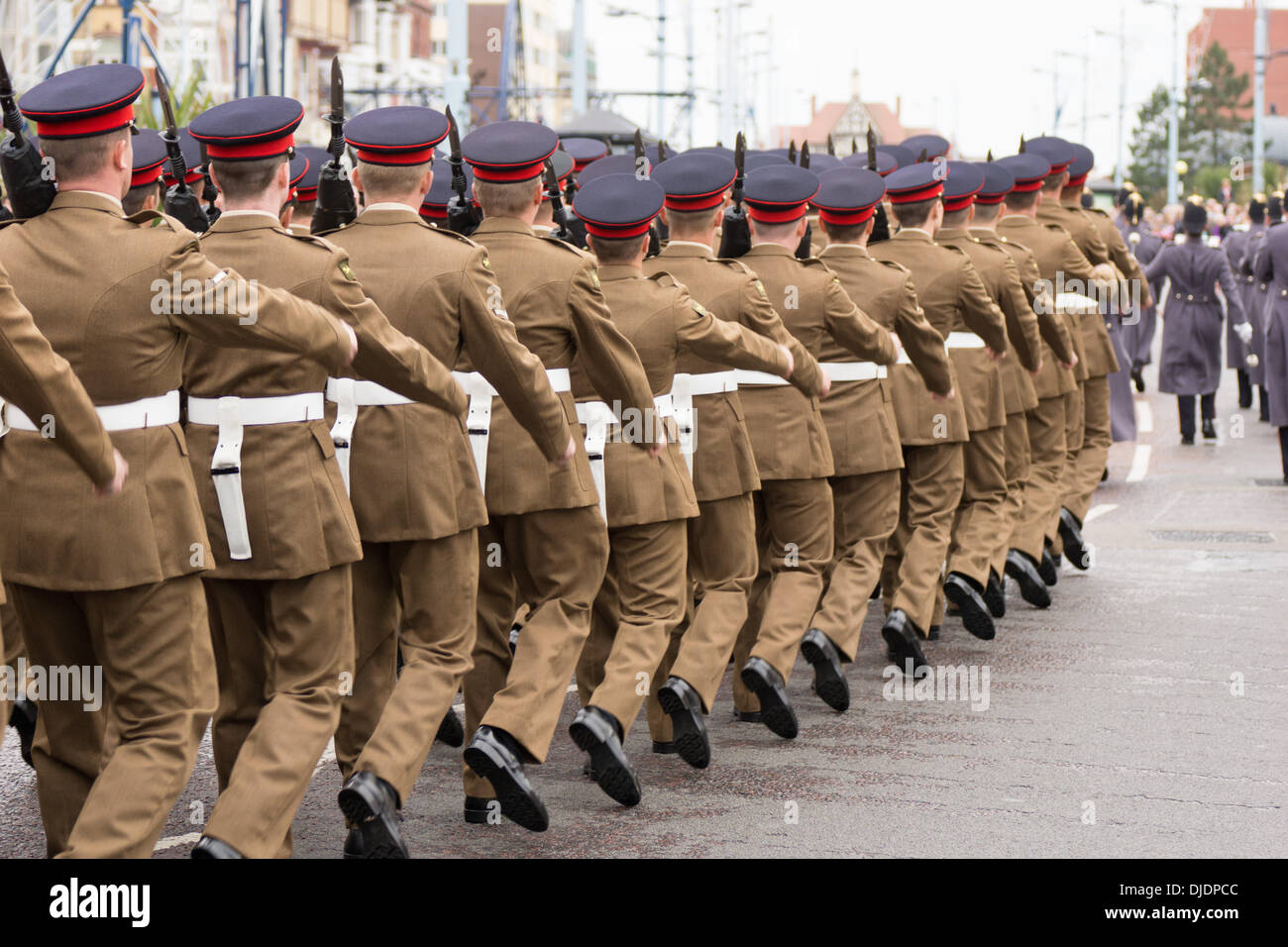 Soldiers homecoming parade Stock Photo - Alamy