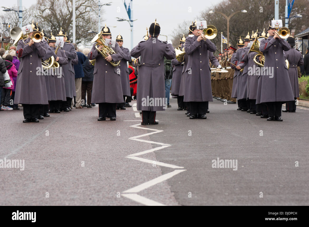 Soldiers homecoming parade Stock Photo - Alamy