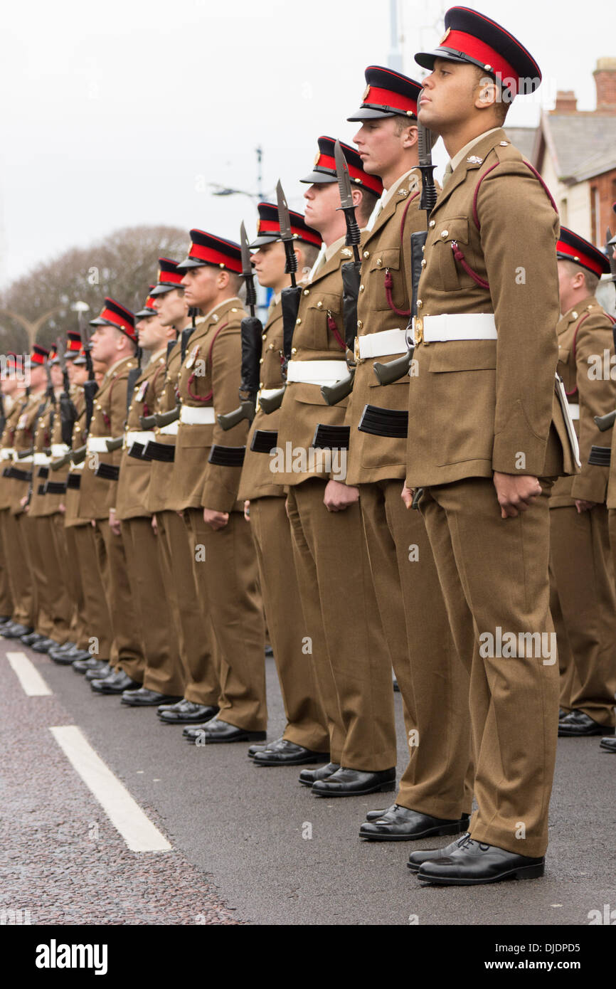 Soldiers homecoming parade Stock Photo - Alamy
