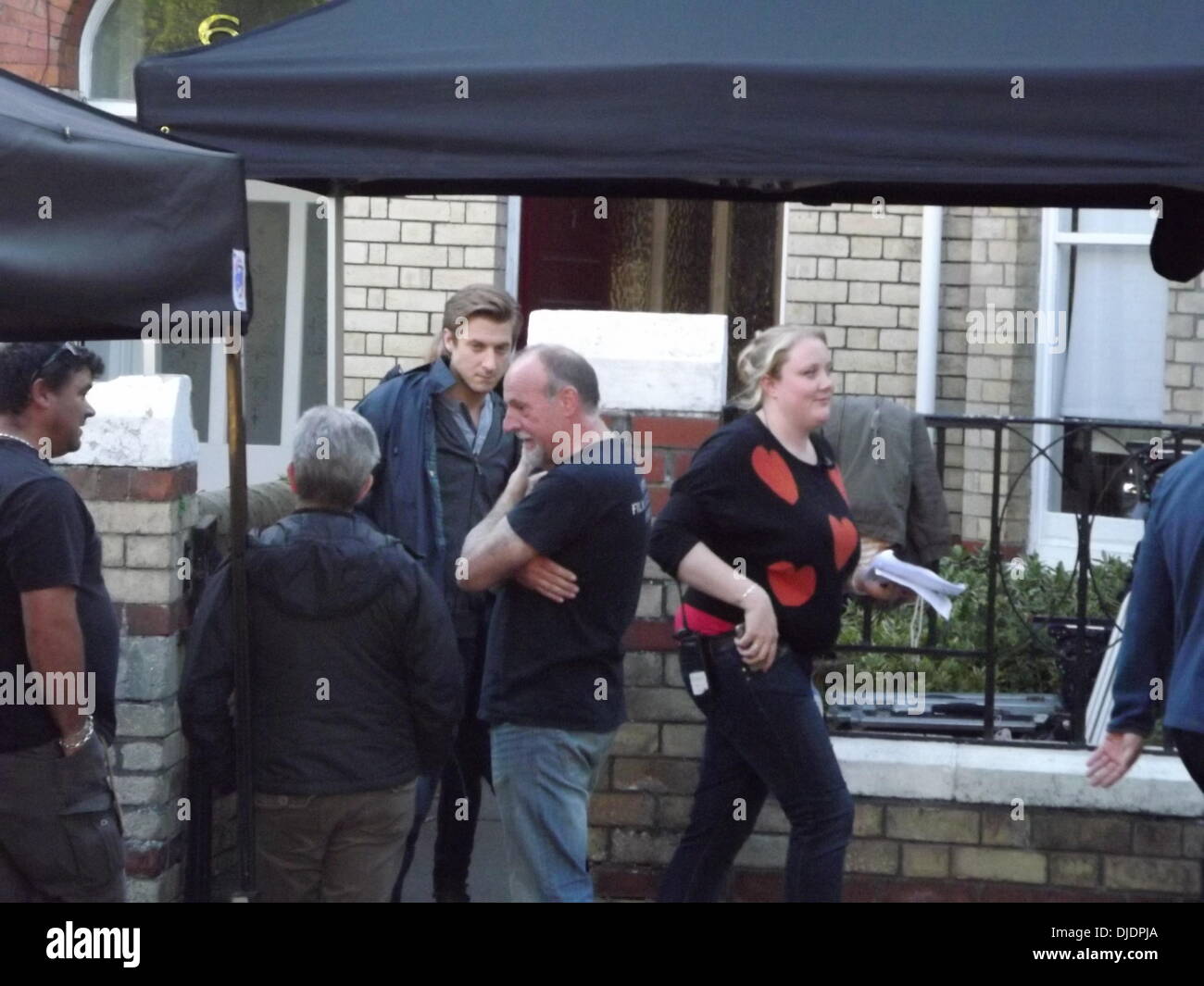 Arthur Darvill Arthur Darvill films one of his final scenes as Rory ...