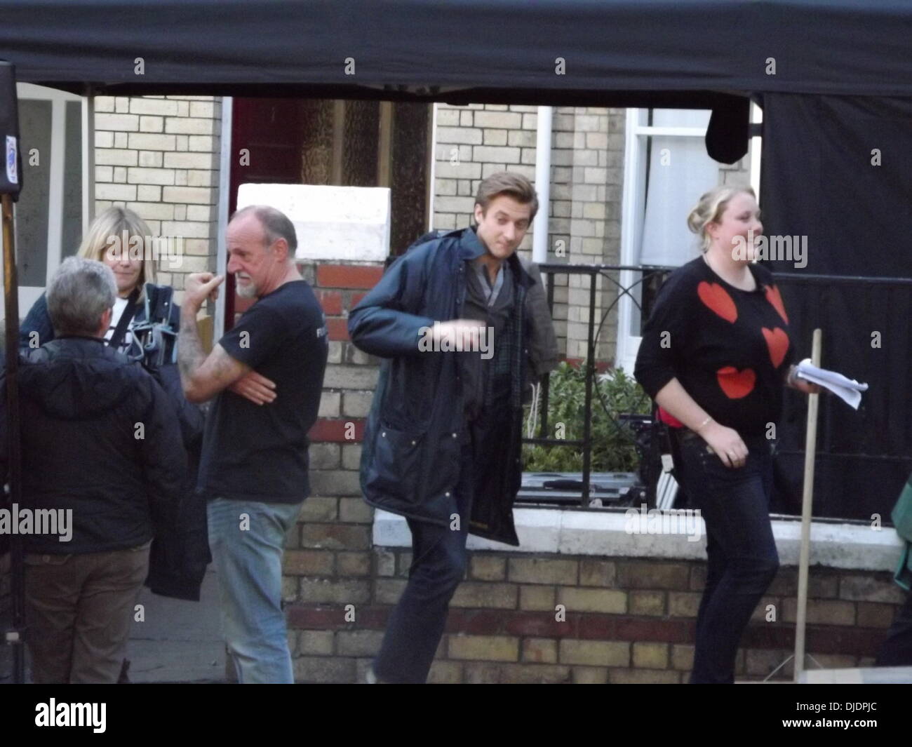 Arthur Darvill Arthur Darvill films one of his final scenes as Rory ...