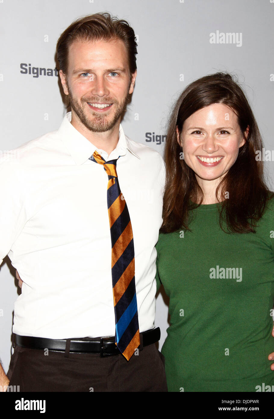 Bill Heck and Maggie Lacey After party for the opening night of ...