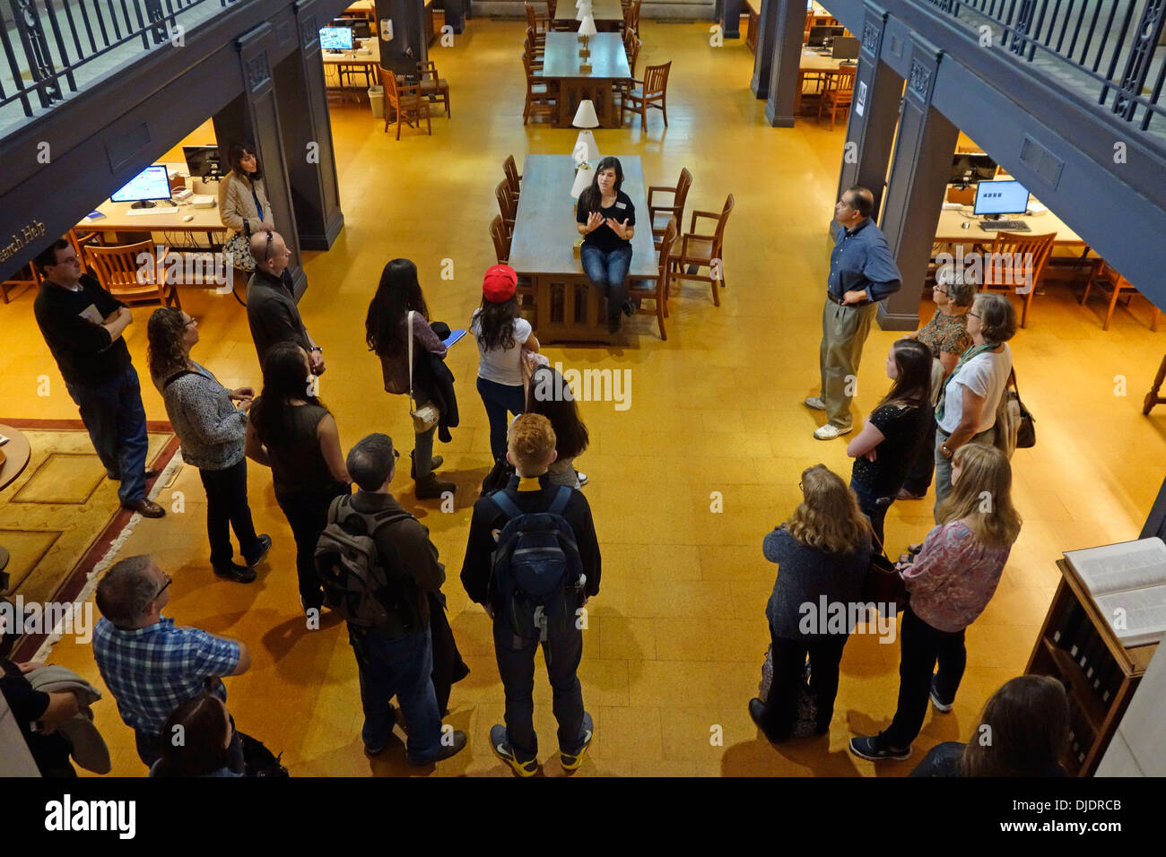 interior of Vassar College library Stock Photo - Alamy
