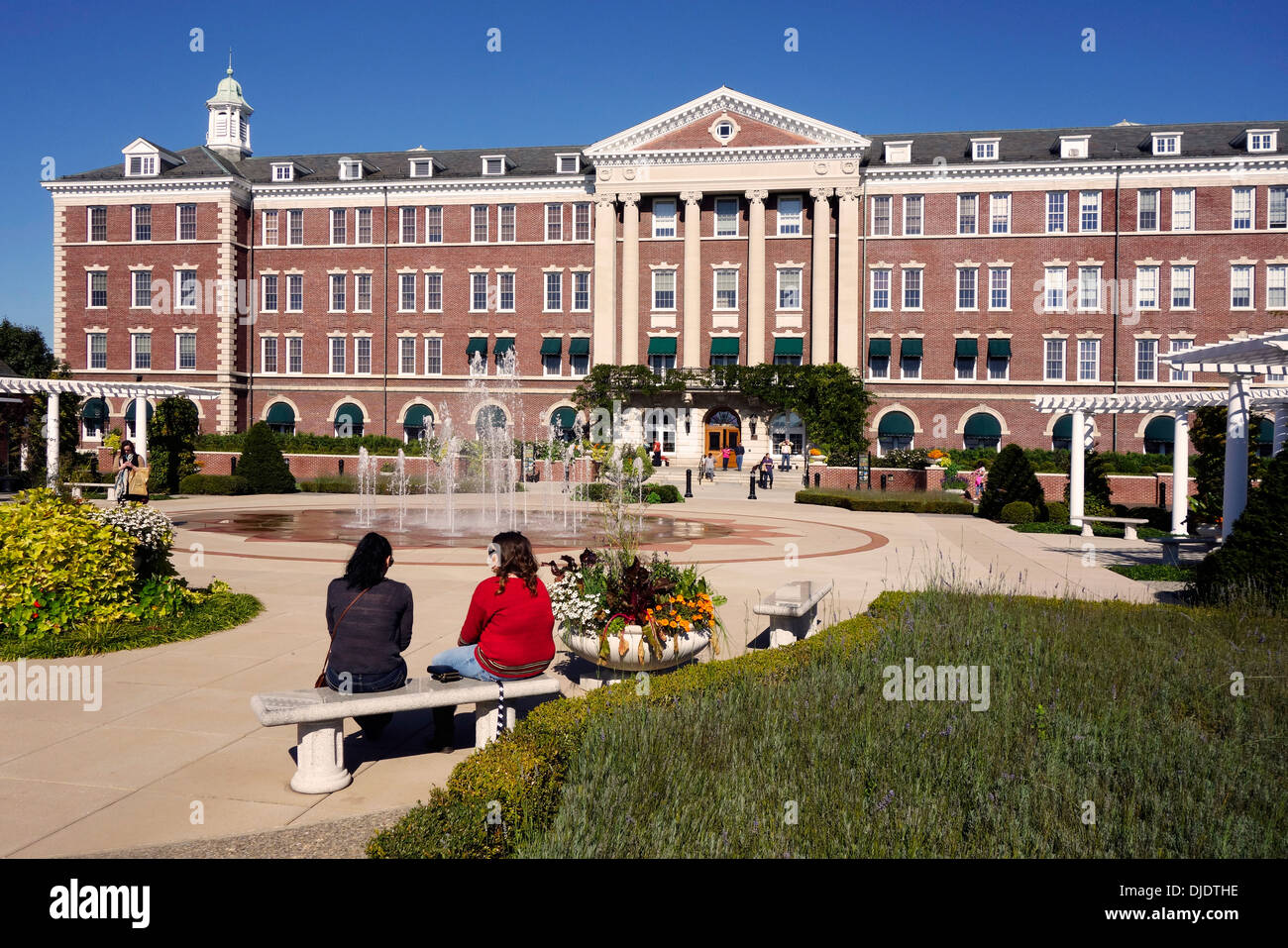 the Culinary Institute of America building in Hyde Park NY Stock Photo ...