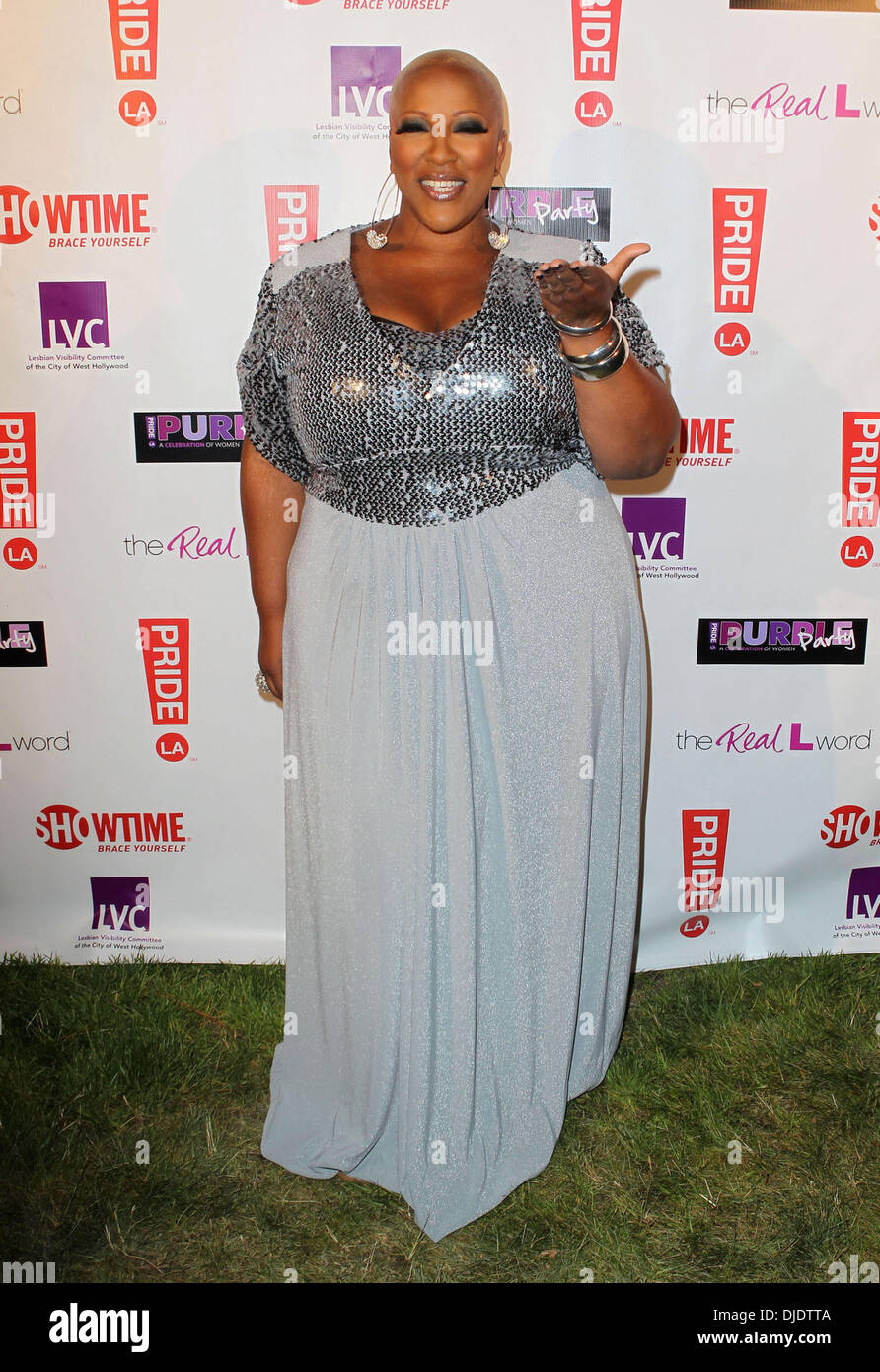 Frenchie Davis LA Pride 2012 - Purple Party held at The West Hollywood ...