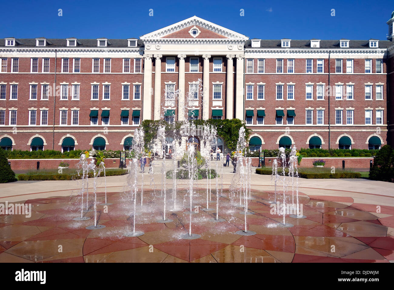 the Culinary Institute of America building in Hyde Park NY Stock Photo ...