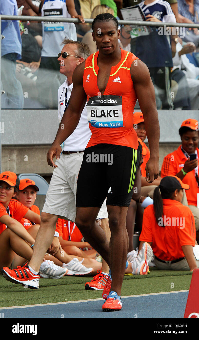 Yohan Blake The 2012 Samsung Diamond League at Icahn Stadium Randall's ...