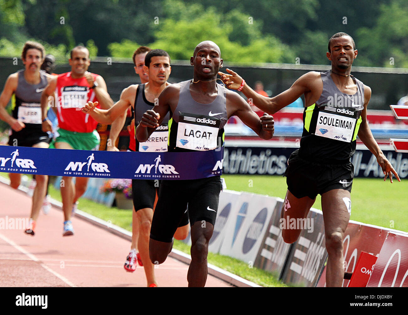 Bernard Lagat runs in the USA Men's 1500m The 2012 Samsung Diamond ...