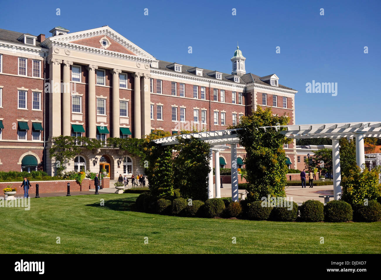 the Culinary Institute of America building in Hyde Park NY Stock Photo ...