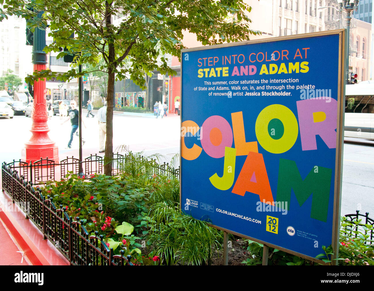 Colour in the streets of Chicago Artist Jessica Stockholder's ...
