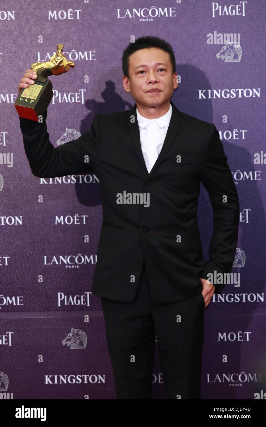 Taipei, China. 23rd Nov, 2013. Li Kangsheng wins Best Leading Actor at ...