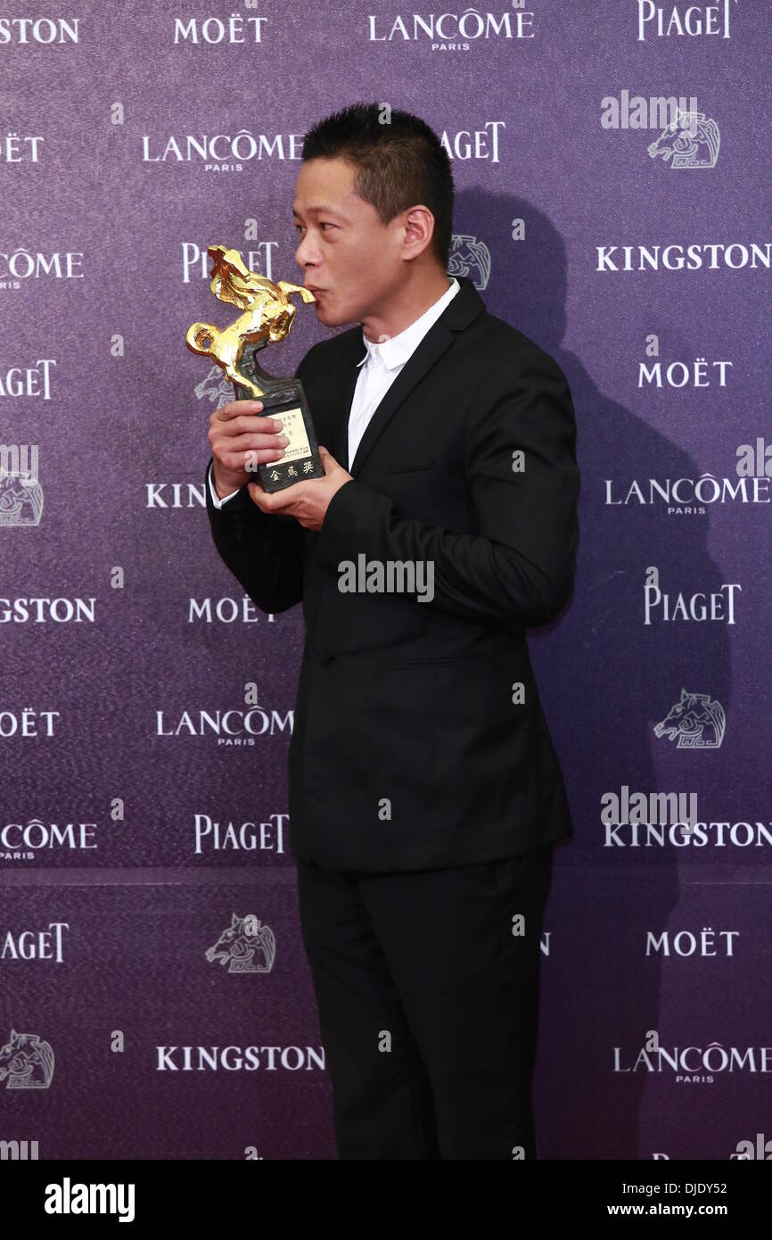 Taipei, China. 23rd Nov, 2013. Li Kangsheng wins Best Leading Actor at ...
