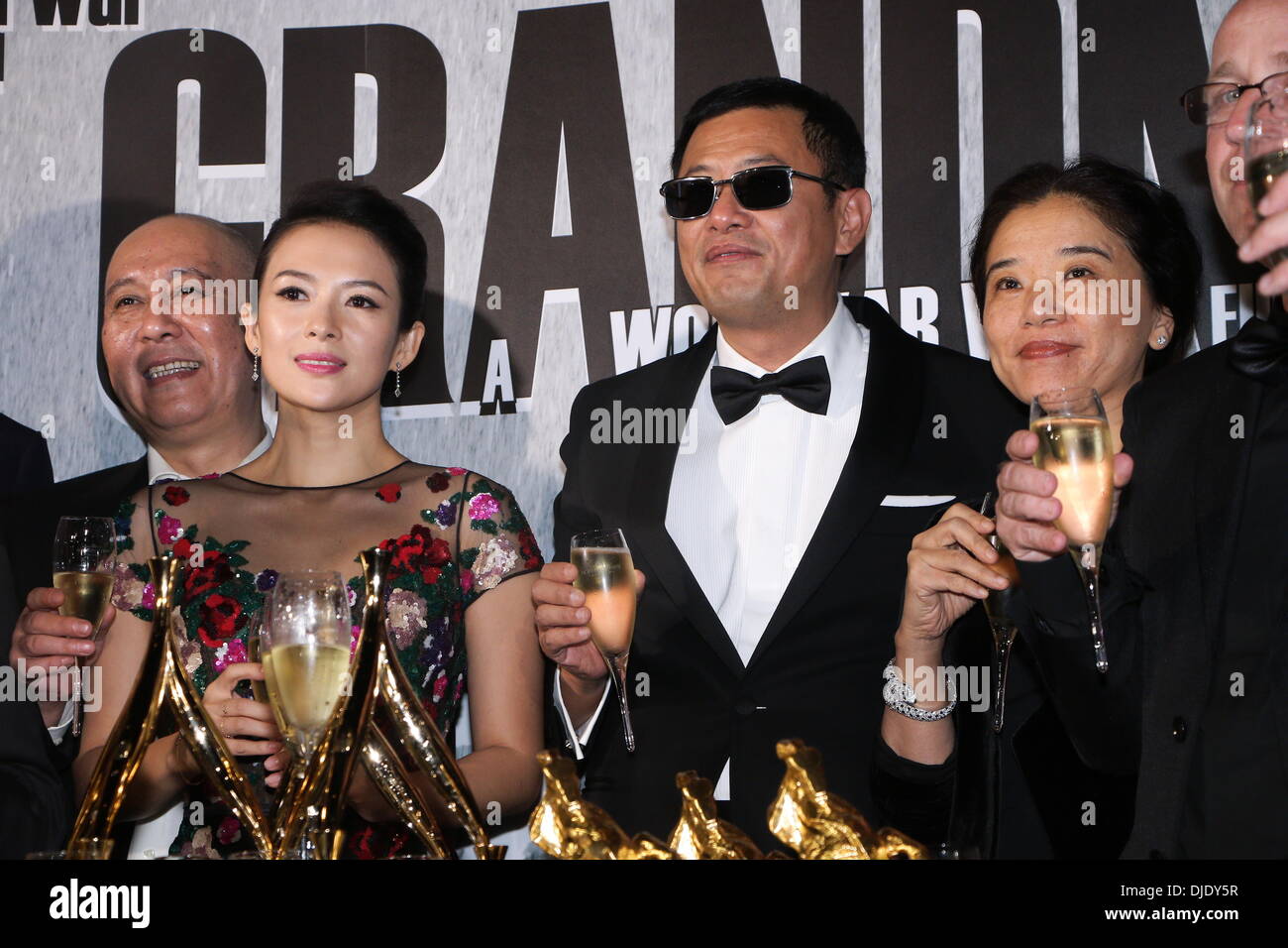 Taipei, China. 23rd Nov, 2013. Actress Zhang Ziyi and director Wang ...