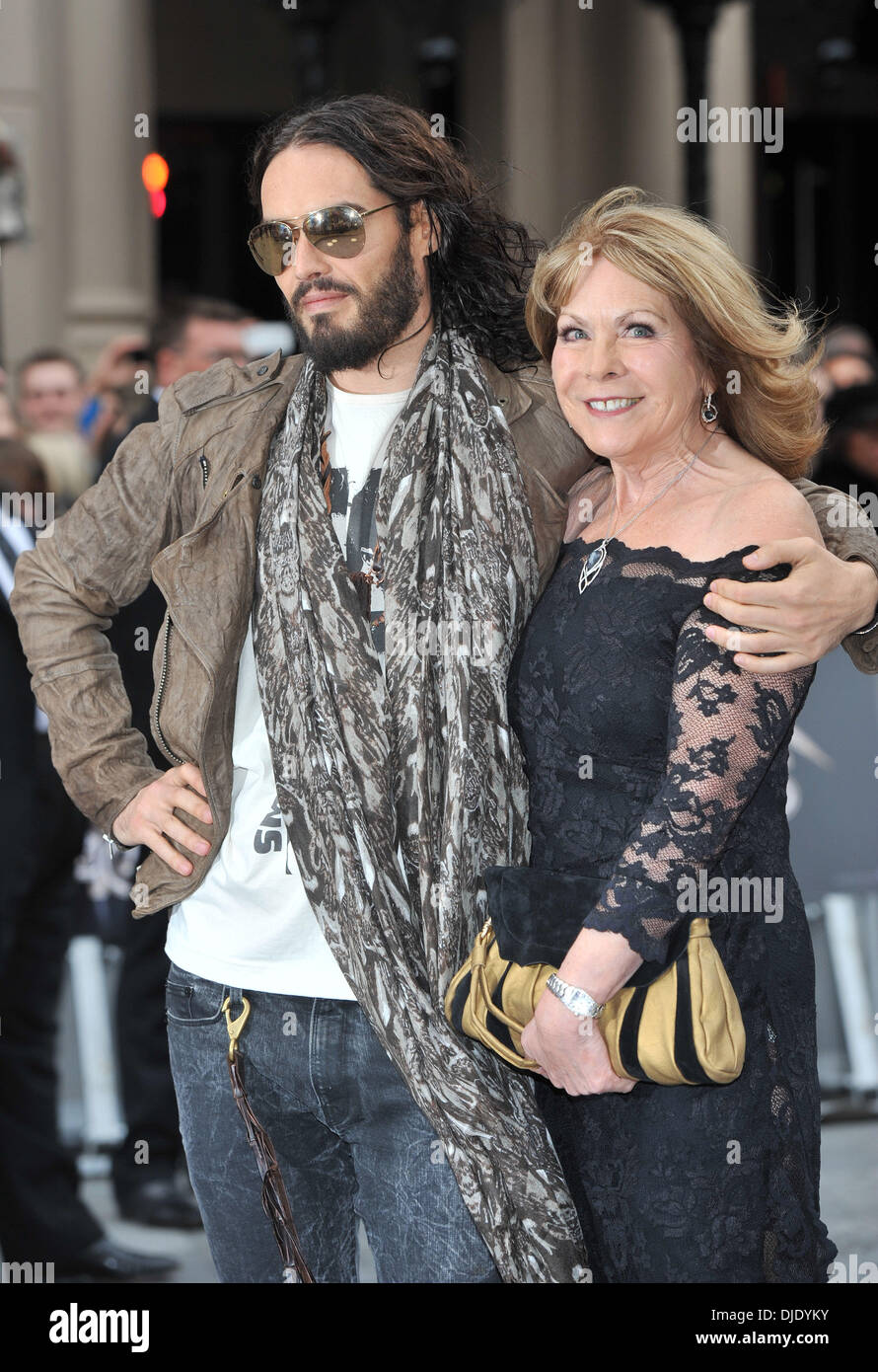 Russell brand with his mother barbara hi-res stock photography and ...