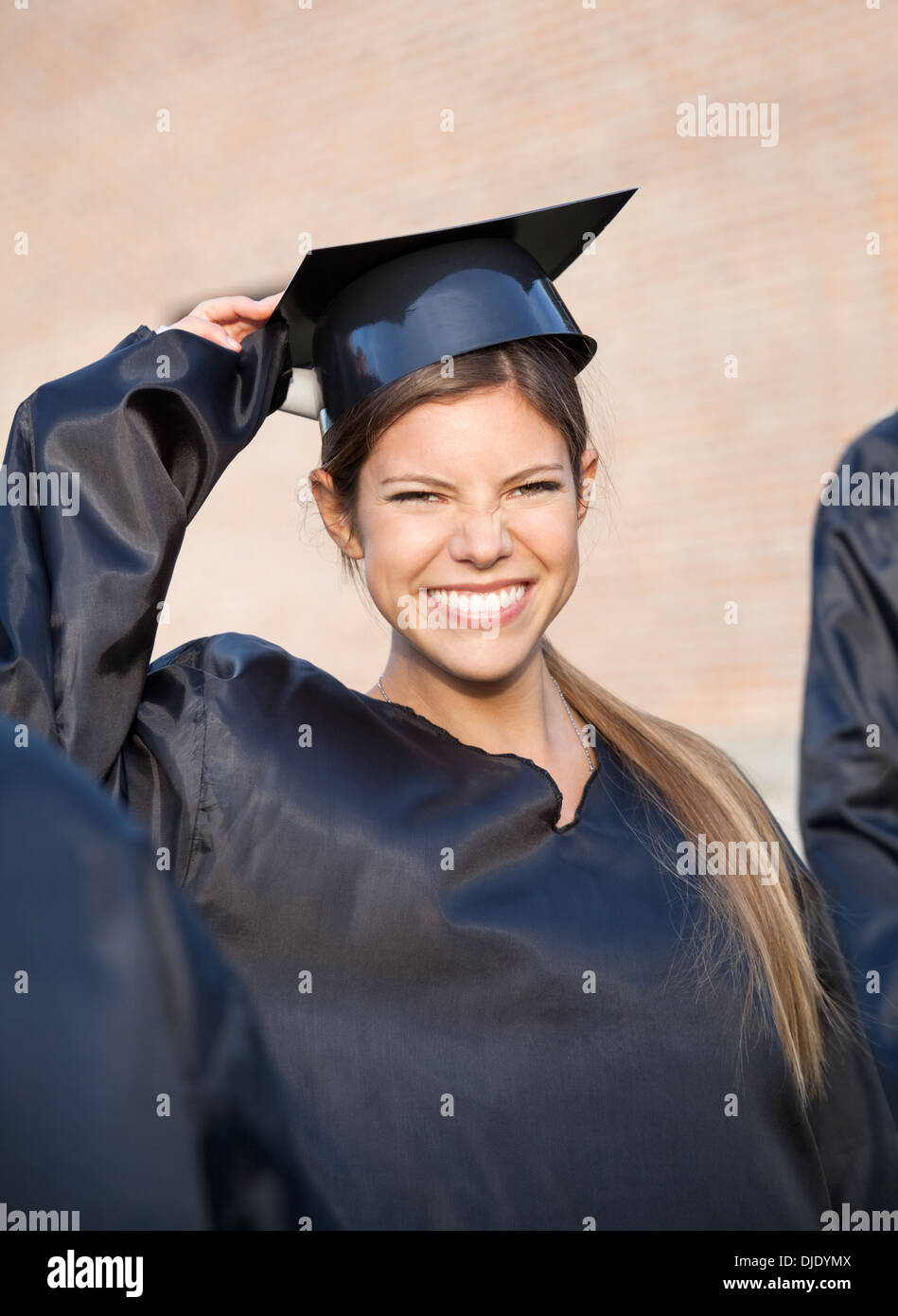 Gown cap mortar board hi-res stock photography and images - Alamy