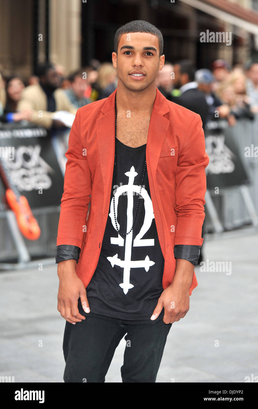 Lucien Laviscount Rock of Ages - UK film premiere held at the Odeon ...